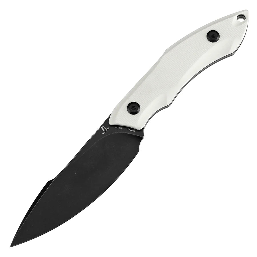 Tenable Luccio G007A3 – 3.81" Blackwash 14C28N, White G10
