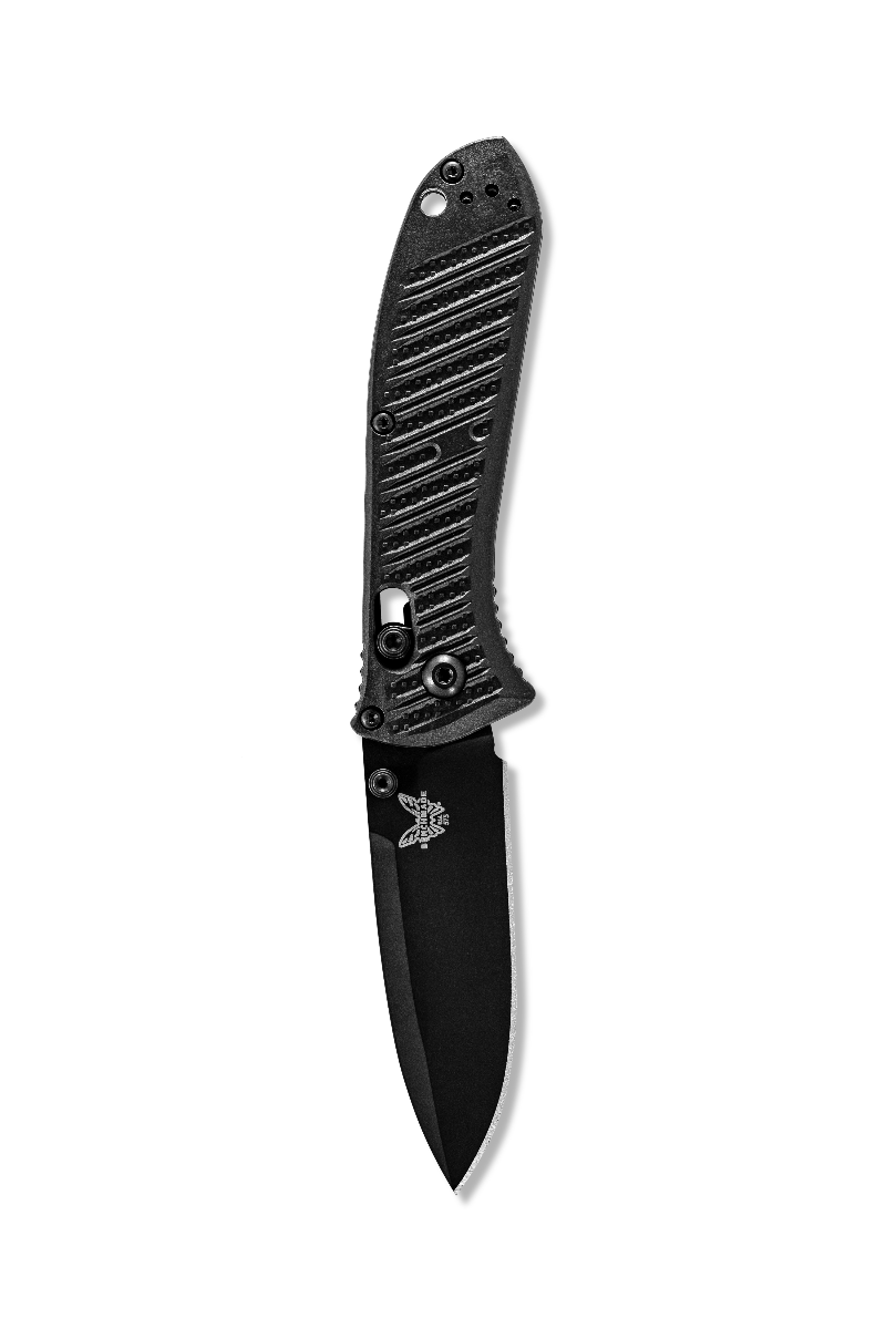 Benchmade 575BK-1 Mini Presidio II Black Plain Edge Folding Knife 3.2i
