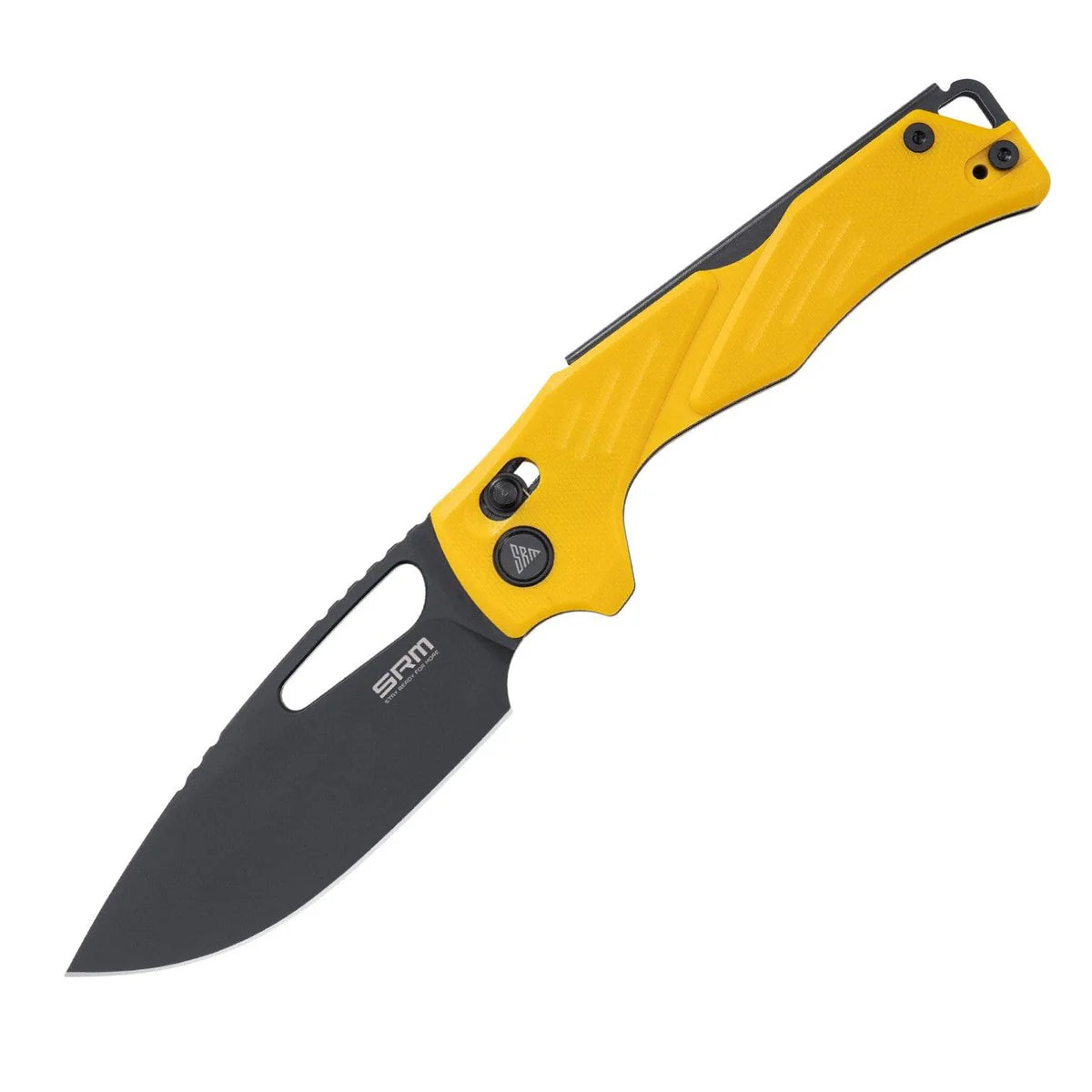 SRM Mirage 3.62" Sandvik14C28N SRM Yellow G10 239X-GY