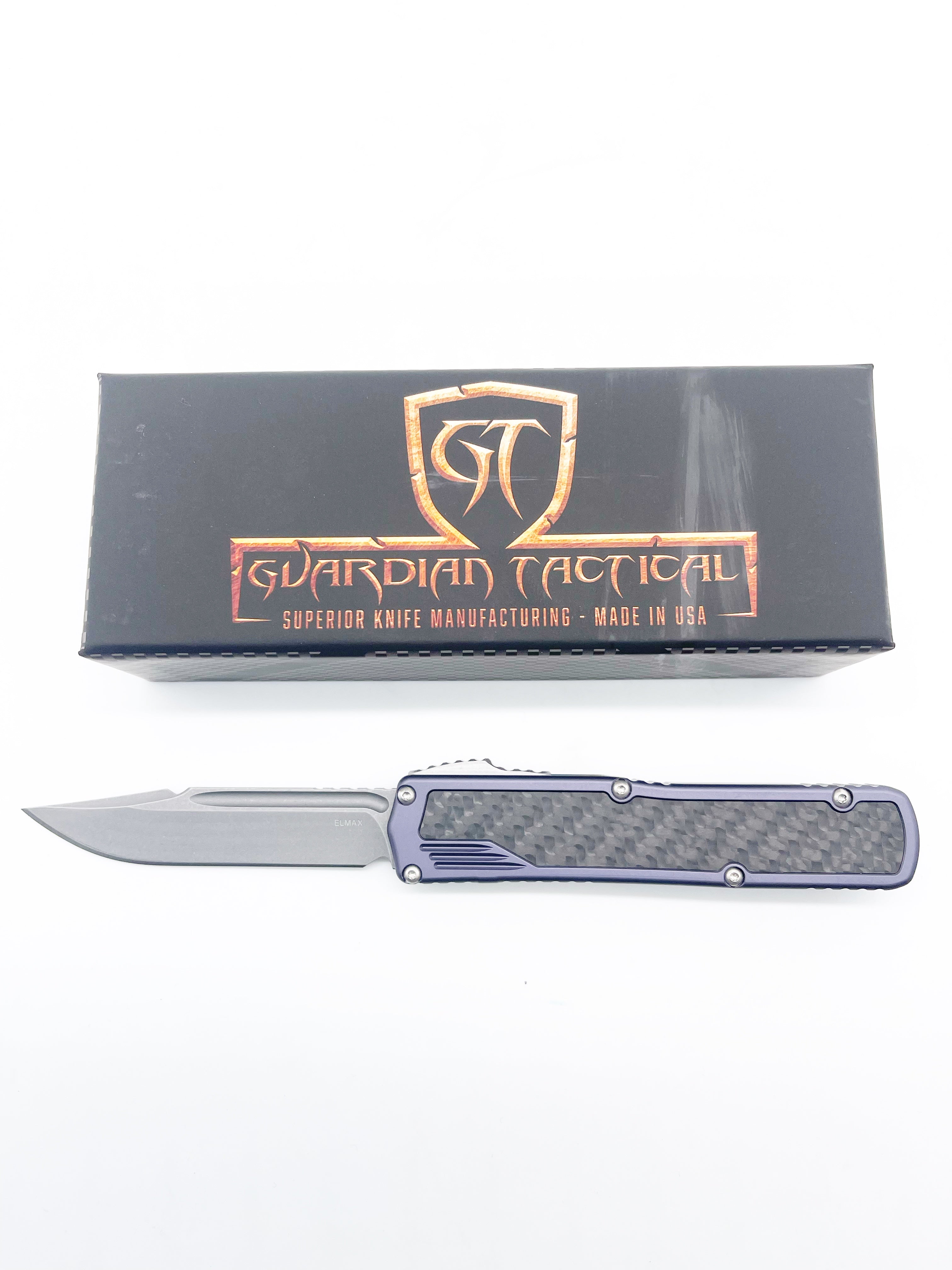 Guardian Tactical Scout CF OTF 142511 Gray Carbon Fiber Inlay Stonewas