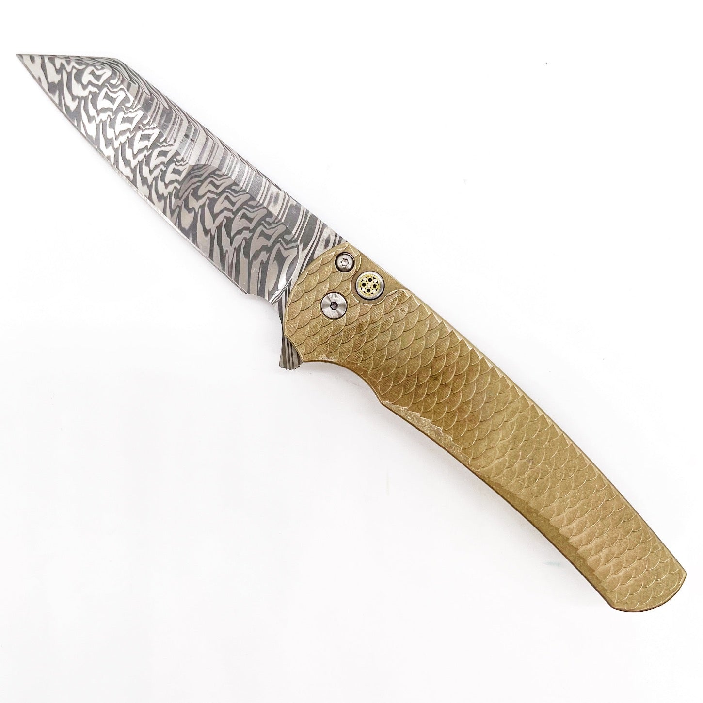 Pro-Tech Knives Malibu Blade Show Atlanta 2024 Distressed ALBronze Dra