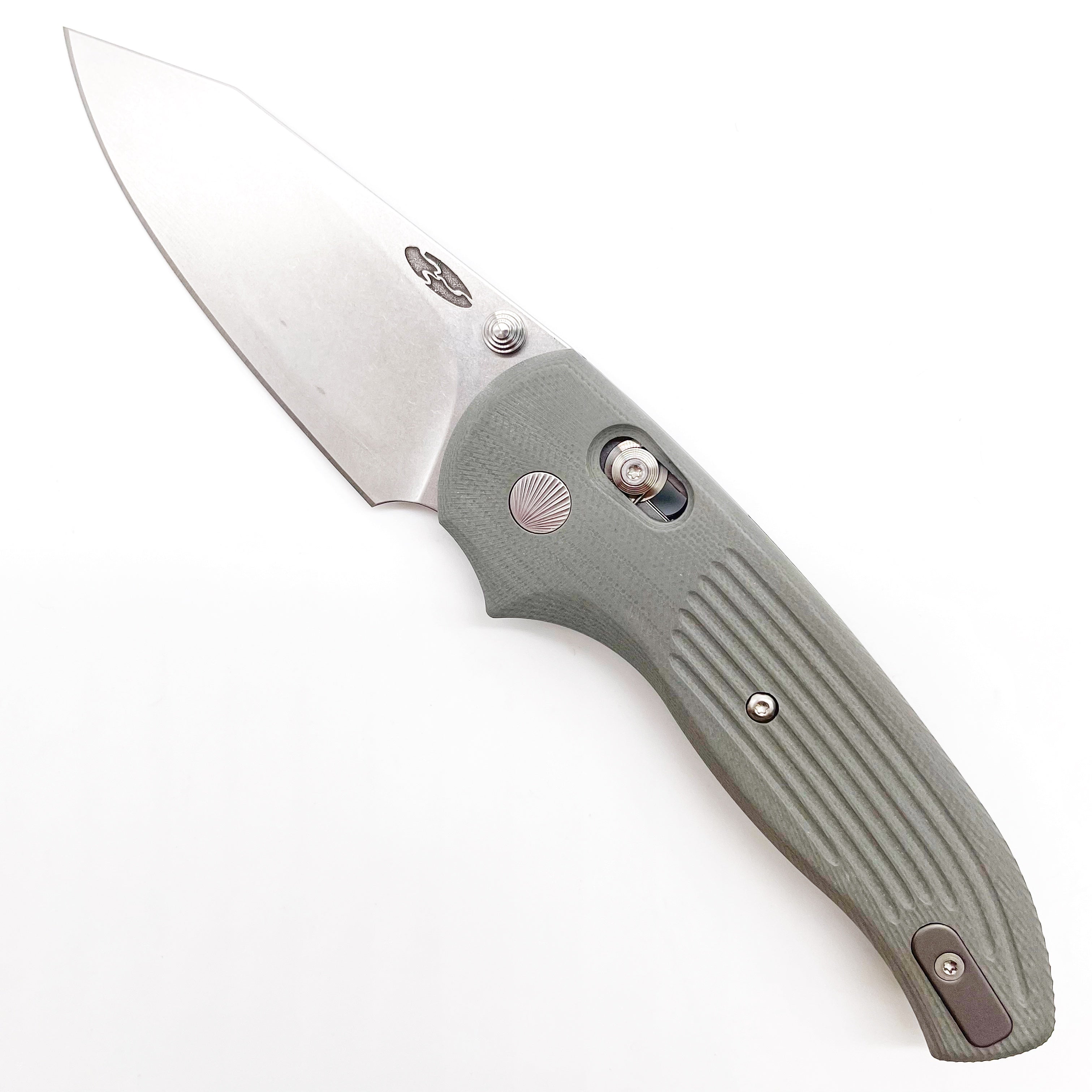 Three Rivers Mfg 2 Dot Shadow Folding Knife G10 3D Contoured Handles