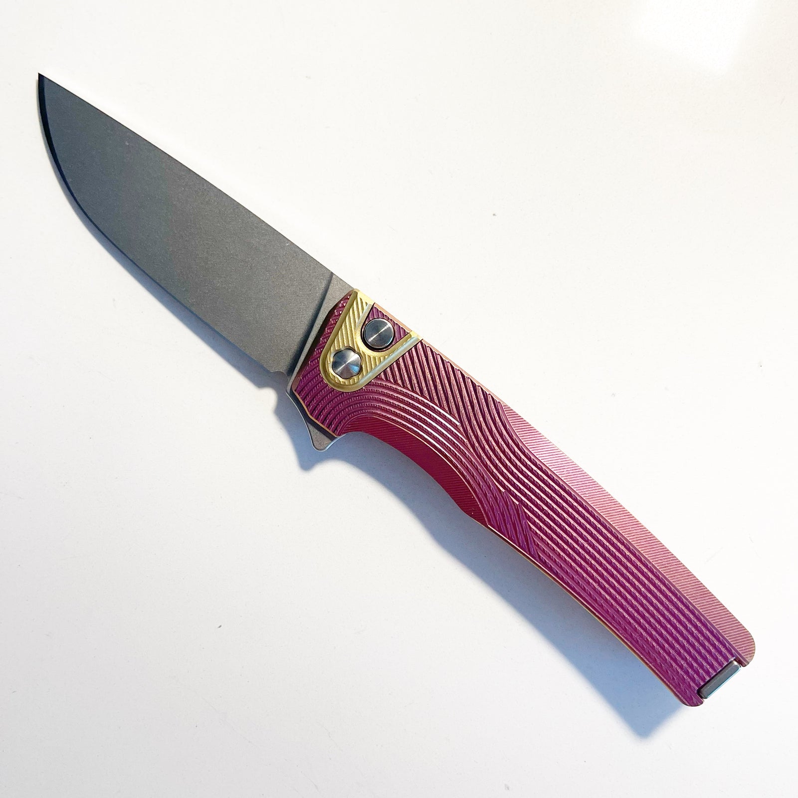 MachineWise Sonora S90V Blade Titanium Pink Streamline Texture - USA