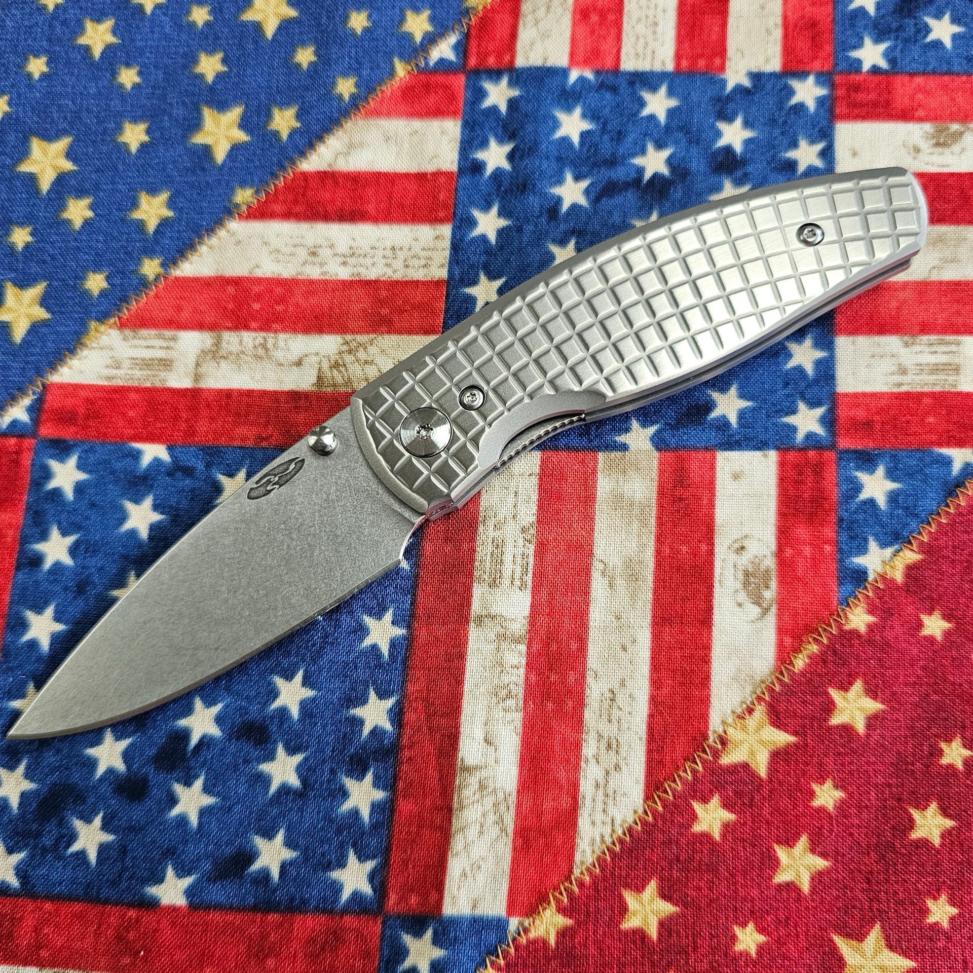 TRM Neutron 2 Frag Titanium | 3" CPM 20CV Blade EDC Knife