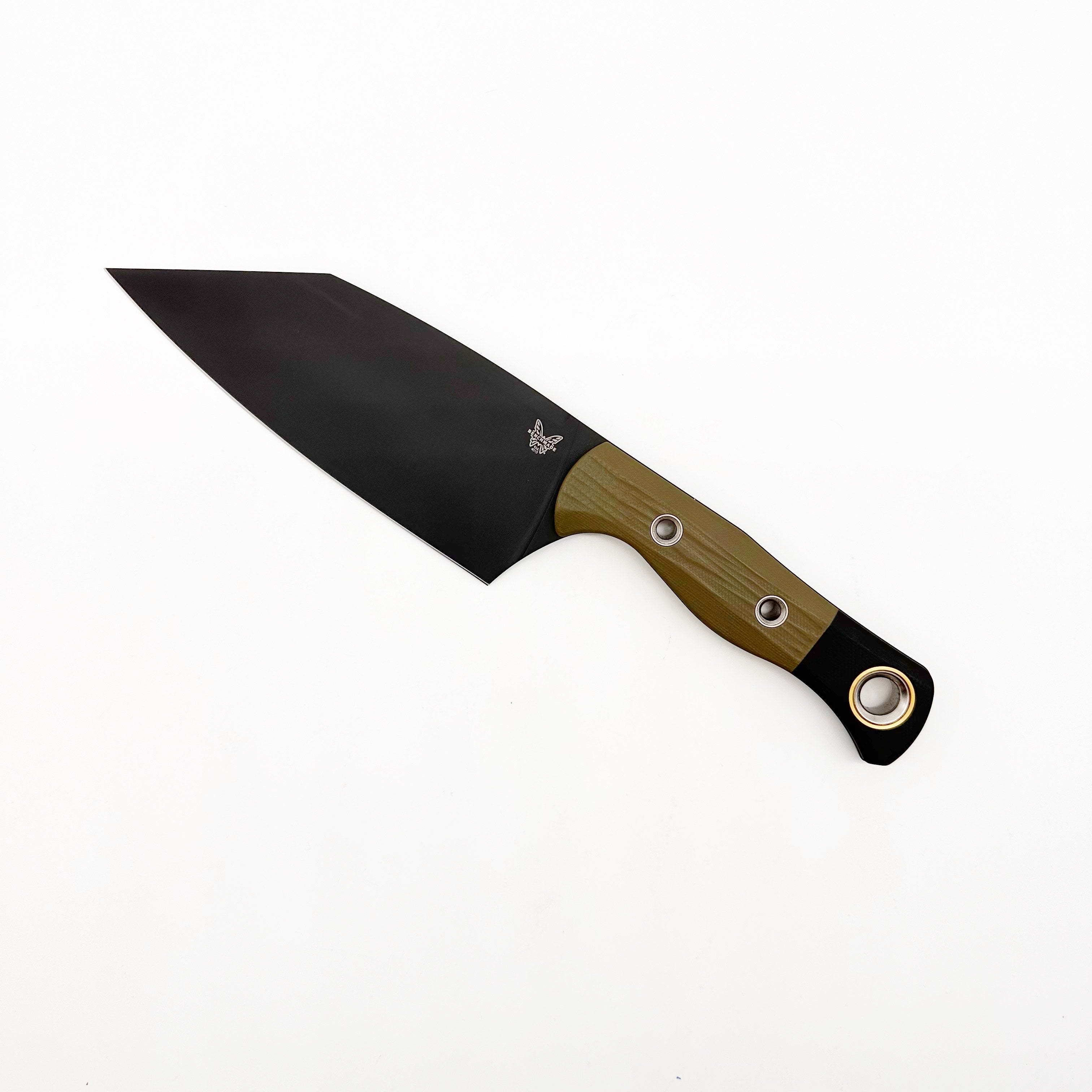 Benchmade Station Knife 4010BK‑01 | G‑10 Handle, CPM‑154, DLC Blade