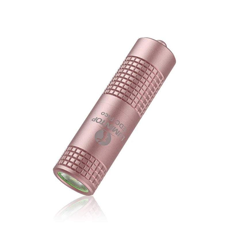 Lumintop EDC Pico Pink – 130 Lumen USB‑C Rechargeable Keychain Light