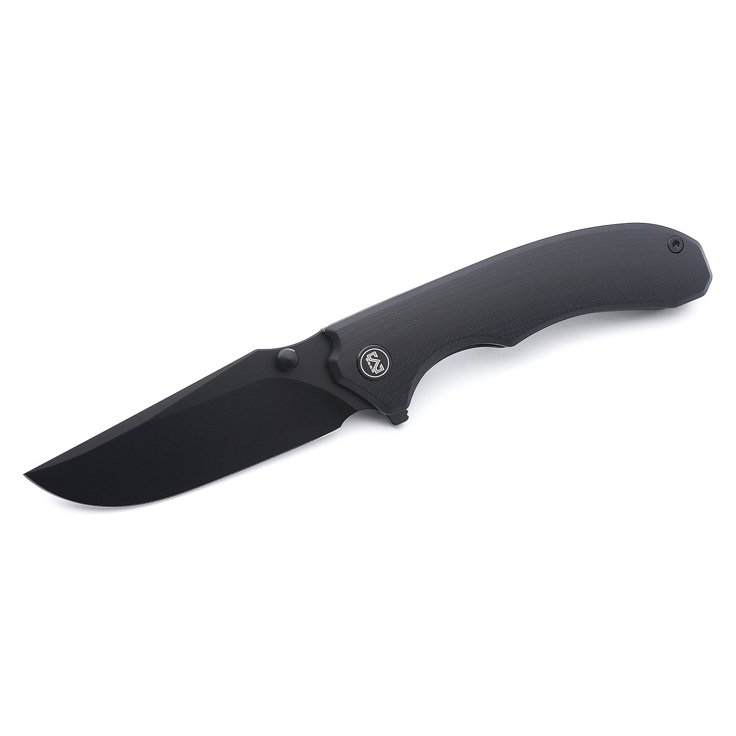 Miguron Centurion 3.5" 14C28N Black PVD Folding Knife Black G10