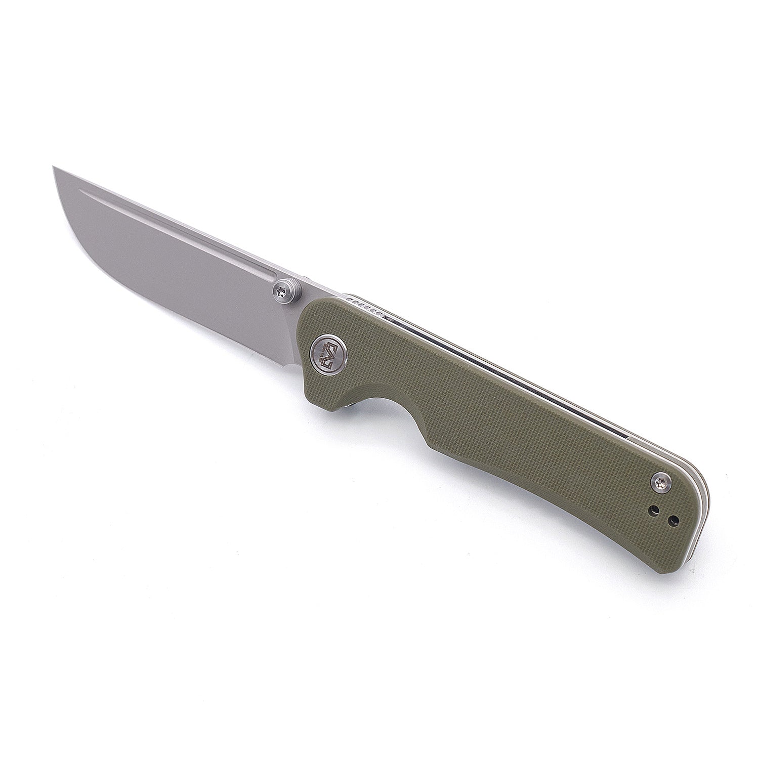 Miguron Pagos 3.25" 14C28N Front Flipper Knife Green G10 – MGR-807SGN
