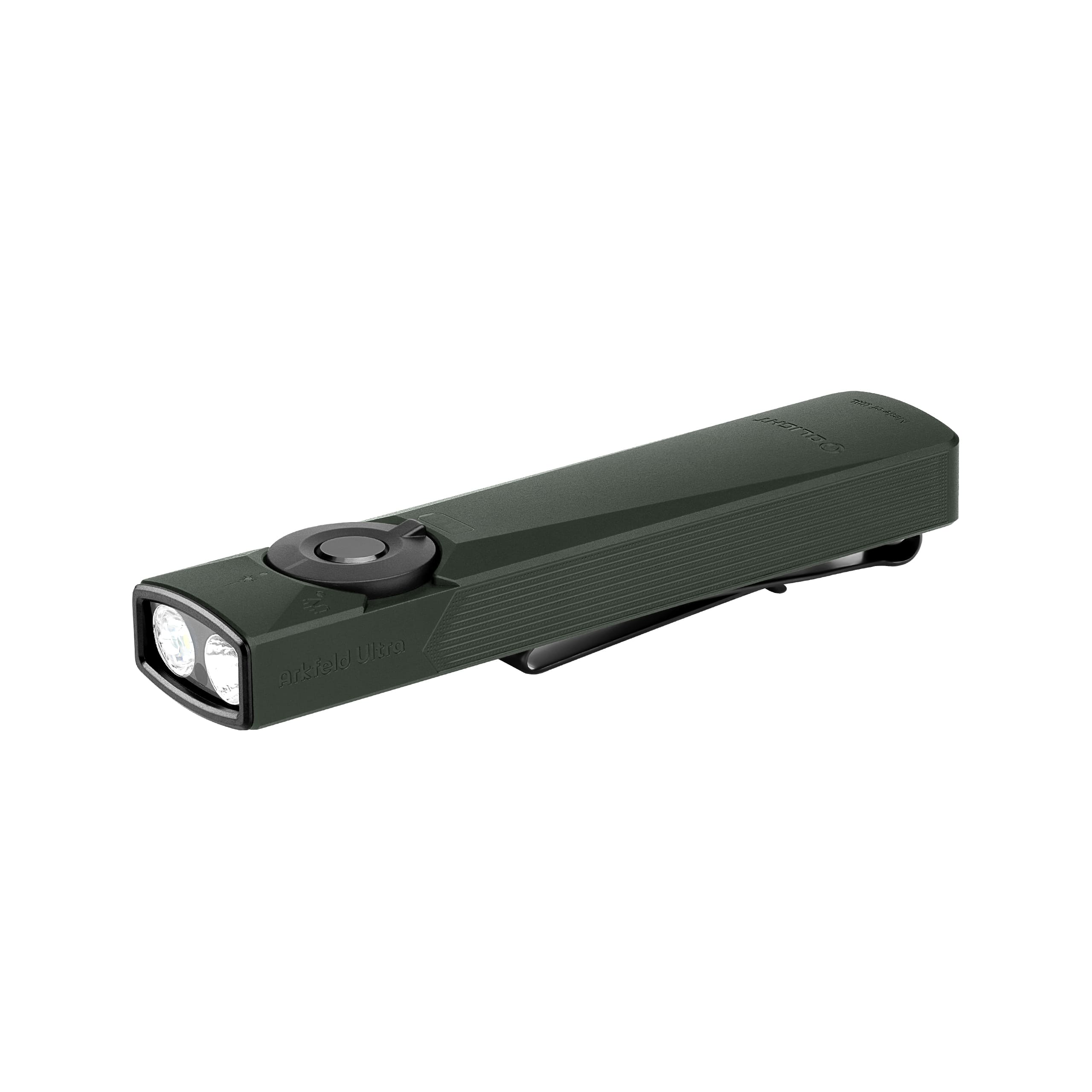 Olight Arkfeld Ultra 3‑in‑1 Flashlight – Olive Grey | 1,400 Lm White