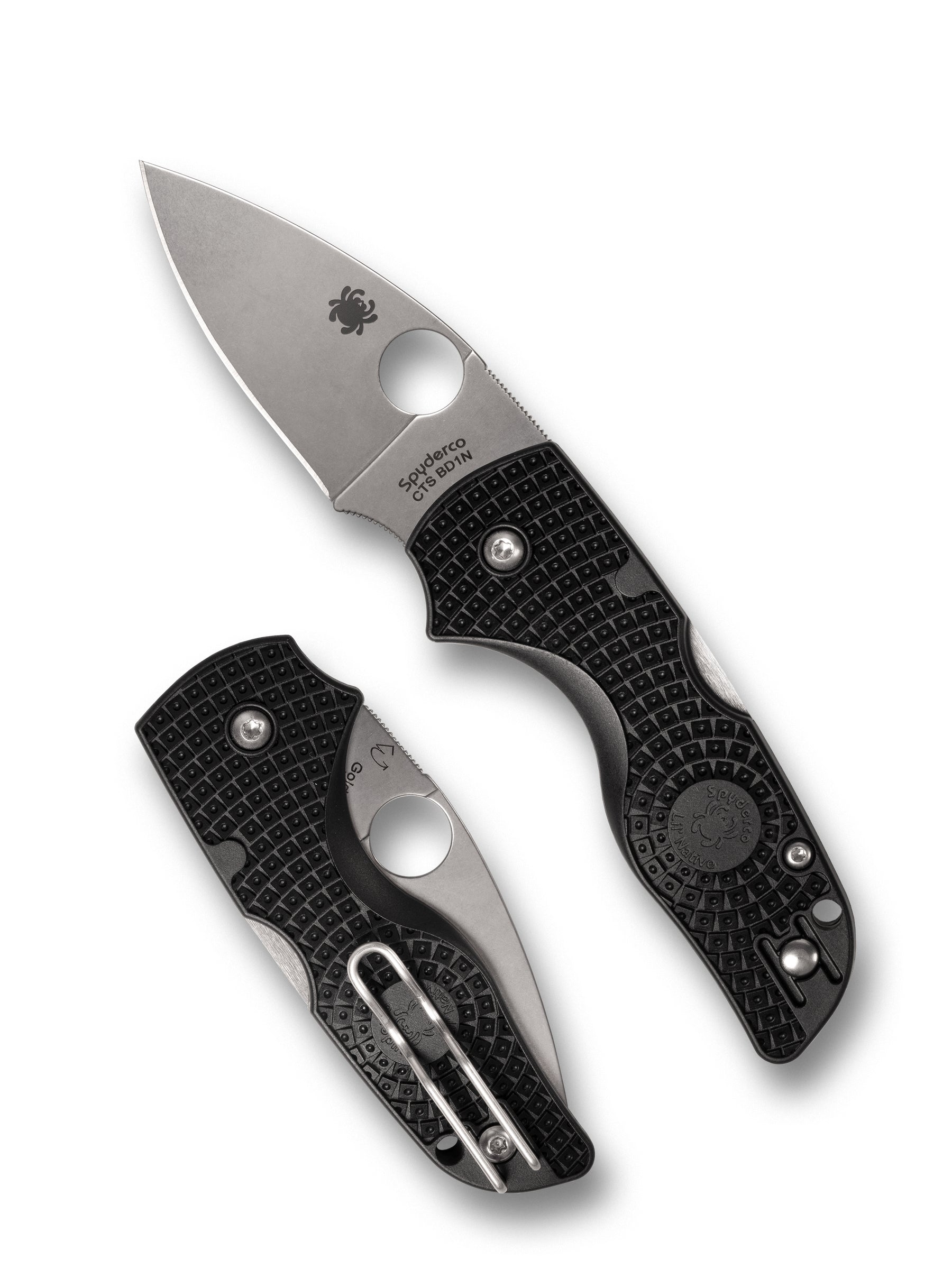 Spyderco Lil' Native Lightweight C230PBK – 2.42″ CTS‑BD1N Blade, Black