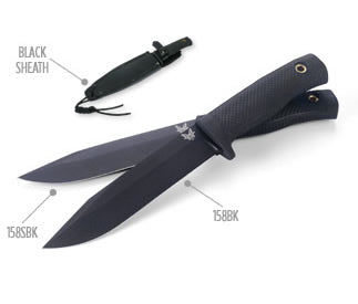 Benchmade CSK II Fixed Blade 158BK - Plain Edge