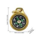 MecArmy Brass Compass CMP-B - Glow in The Dark