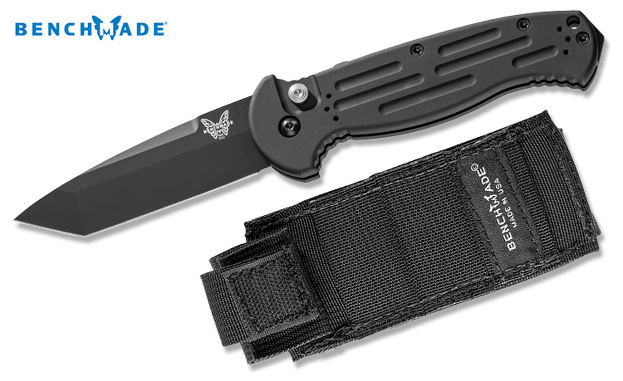 Benchmade 9052BK AFO II Auto Knife - Black 3.56in Blde 154CM Steel